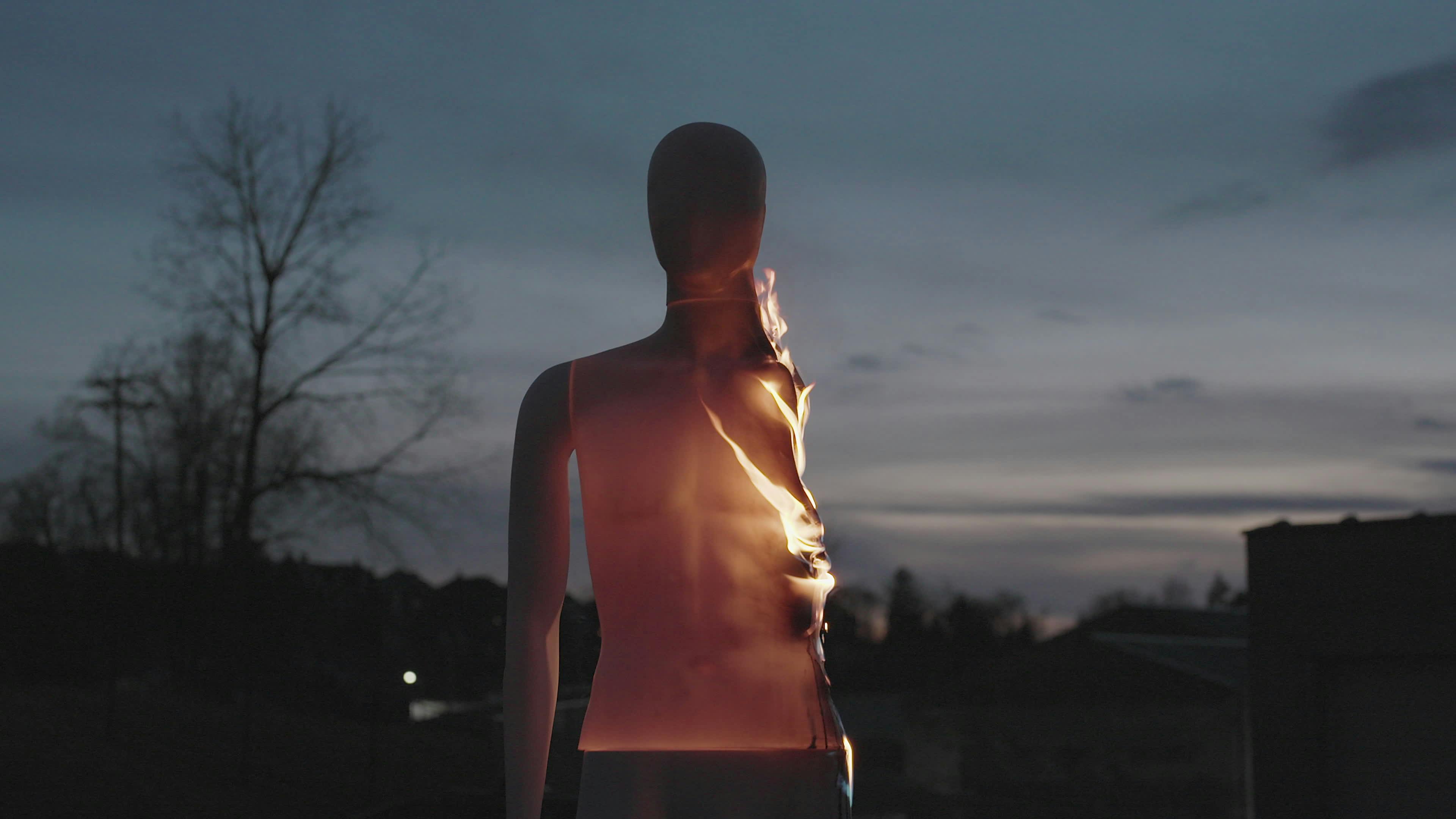 Discover mannequin-on-fire, a story-driven footage | Artlist