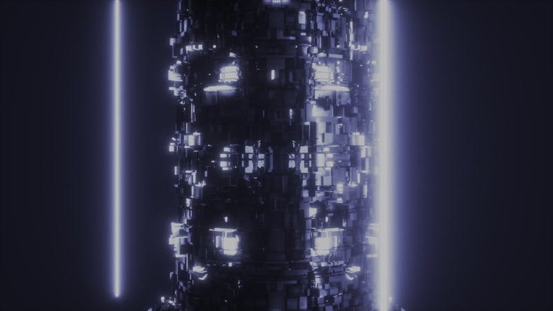 Column, Vj Loop, Colossal Structure, Neon Lights by Moving-Art By Lior ...
