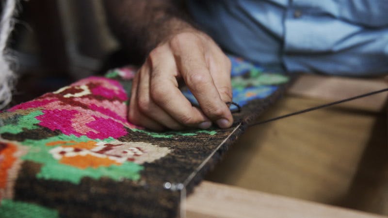 Fabric, Yarns, Wool, Handmade by Wind Collective – Stock Footage | Artlist