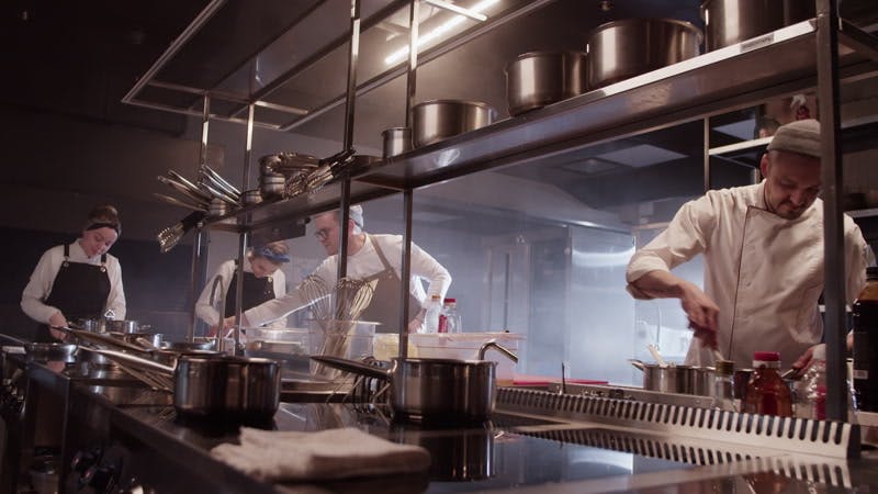 Teamwork, Cooking, Restaurant, Culinary by Ramiliano – Stock Footage ...