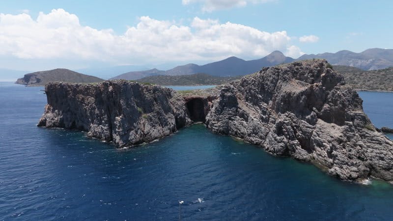 Crete, Rock Formation, Drone, Yacht by Angelos Psomopoulos – Stock ...