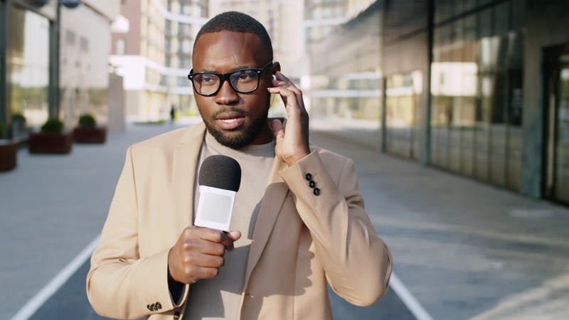 Man, Reporter, Television, Working by AnnaStills – Stock Footage | Artlist