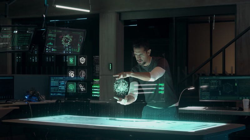 Computer Screen, Generated, Futuristic, Virtual by Iokanan VFX – Stock ...