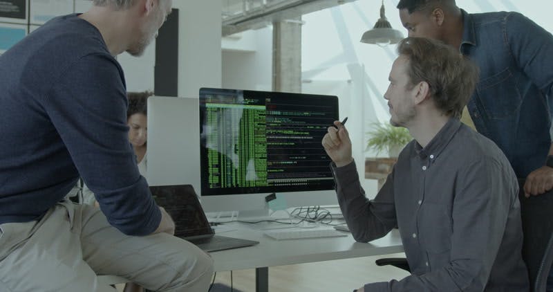 Computer Screen, Company Employees, Office Workers, Teamwork by Erwin ...