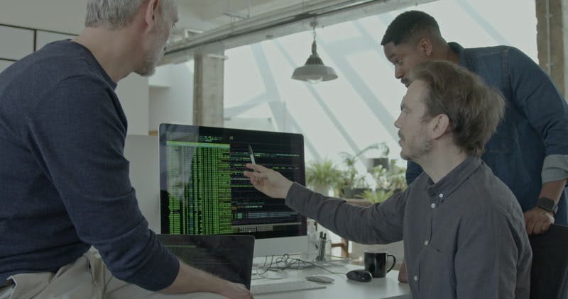 Cyber Code, Computer Screen, Meeting, Collaboration by Erwin de Boer – Stock Footage | Artlist