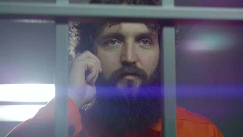 Jail, Phone Call, Burner Phone, Inmate by Frame Stock Footage – Stock ...