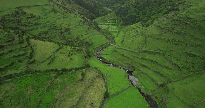 Mountains, Azores, Flores Island , Fields by Paride Musci – Stock ...