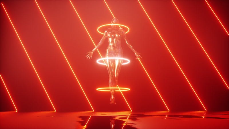 Light Beam, Human Body, Glowing, Light by Daniel Megias del Pozo ...