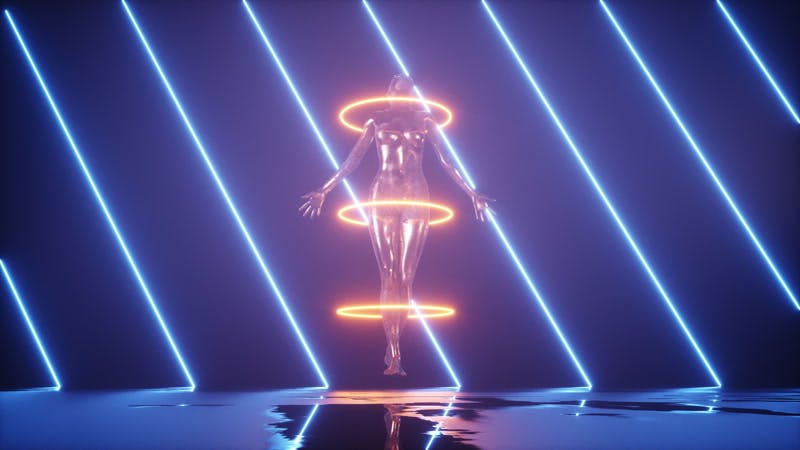 Laser, Light Beam, Glowing, Human Body by Daniel Megias del Pozo ...