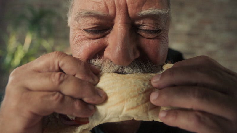 Restaurant, Biting, Eating, Mustache by Omri Ohana – Stock Footage ...