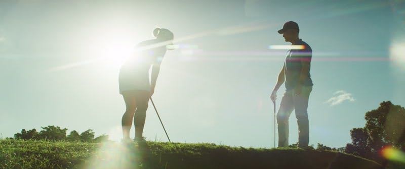 Golf Player, Fist Pump, Golf Course, Air by Brad Day – Stock Footage ...