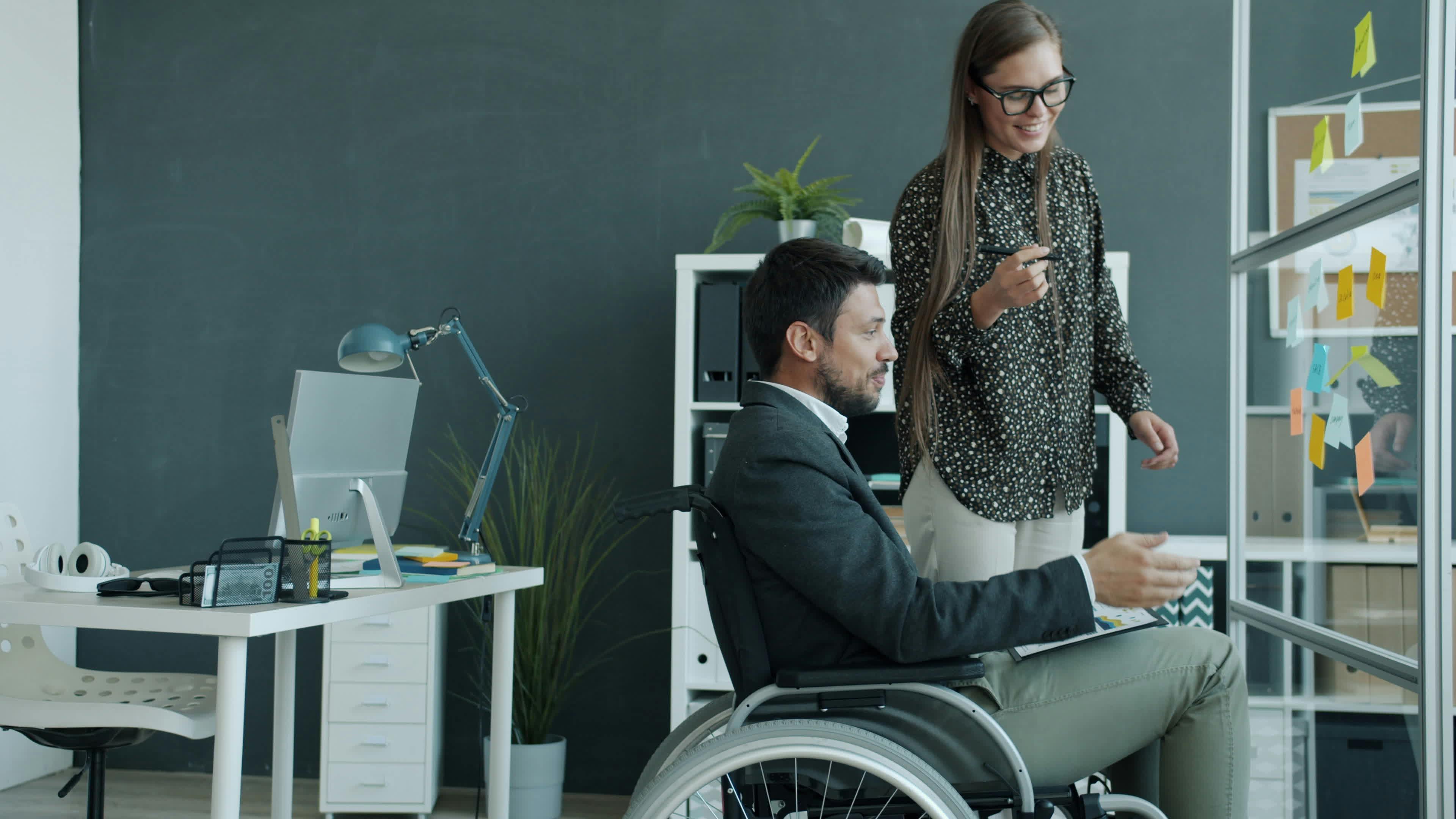Discover disability-accessibility-in-the-office, a story-driven footage ...