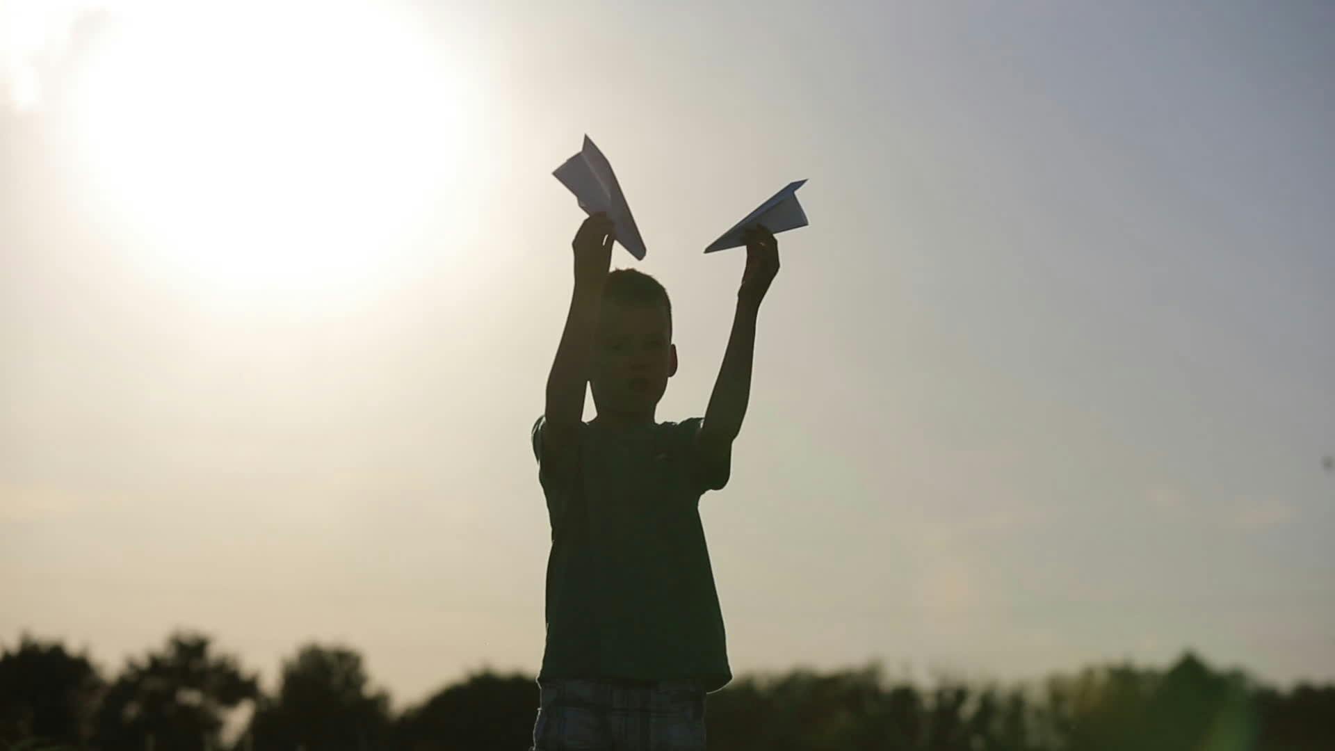 Discover boy-with-a-paper-plane, a story-driven footage | Artlist