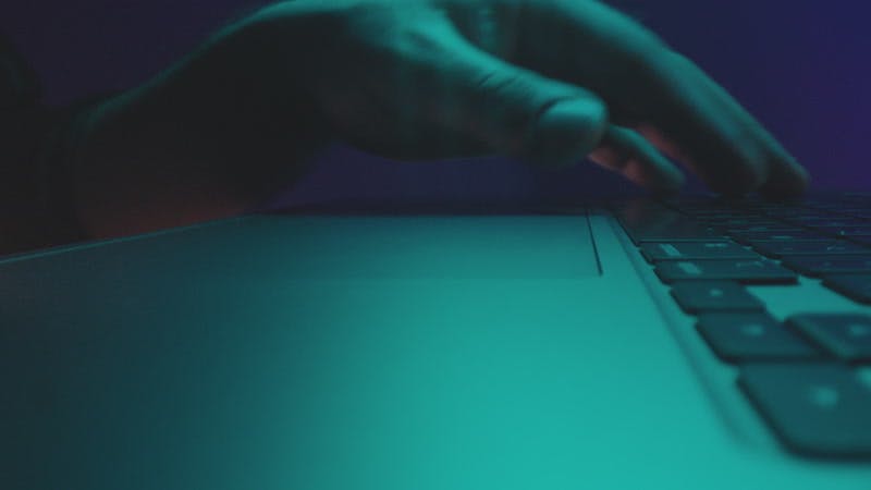 Hand, Fingers, Blue, Typing by Videophilia – Stock Footage | Artlist