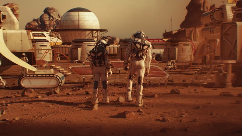 Mars, Spacecraft, Colonization, Future by Frame Stock Footage – Stock ...