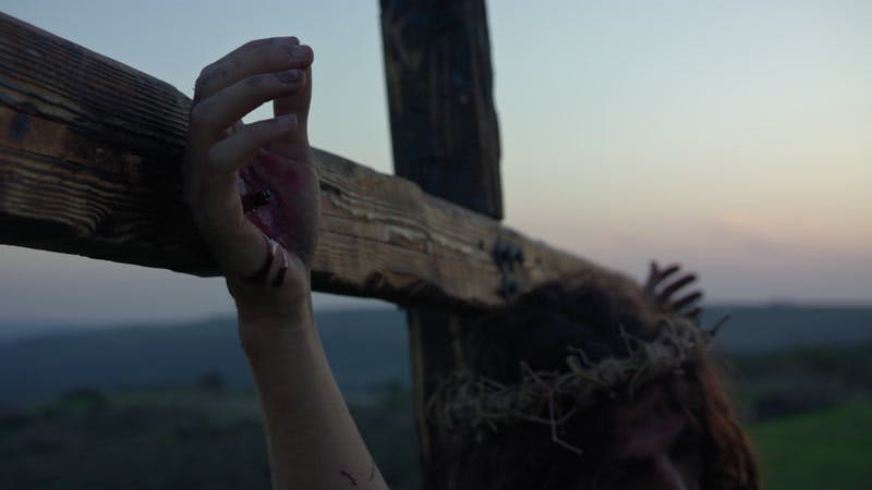 Christianity, Bleeding, Hands, Cross by David Rudoy – Stock Footage ...