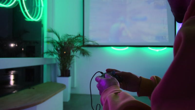 Screen, Joystick, Remote Control, Concentrated by Polina Borisova ...