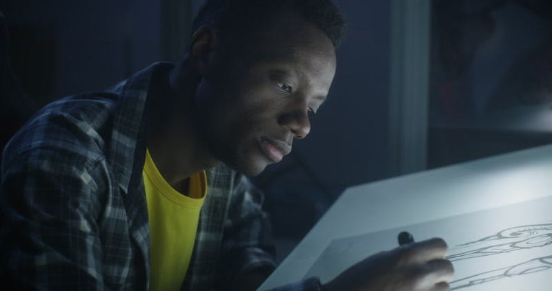 Expertise, Drawing, Creativity, Concept Art by Frame Stock Footage ...