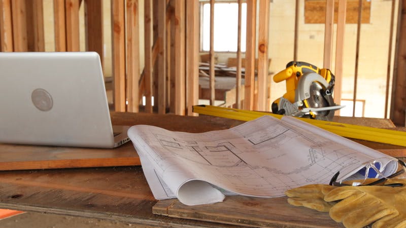 Computer, Laptop Computer, Blueprints, Floor Plans by Via Films – Stock ...