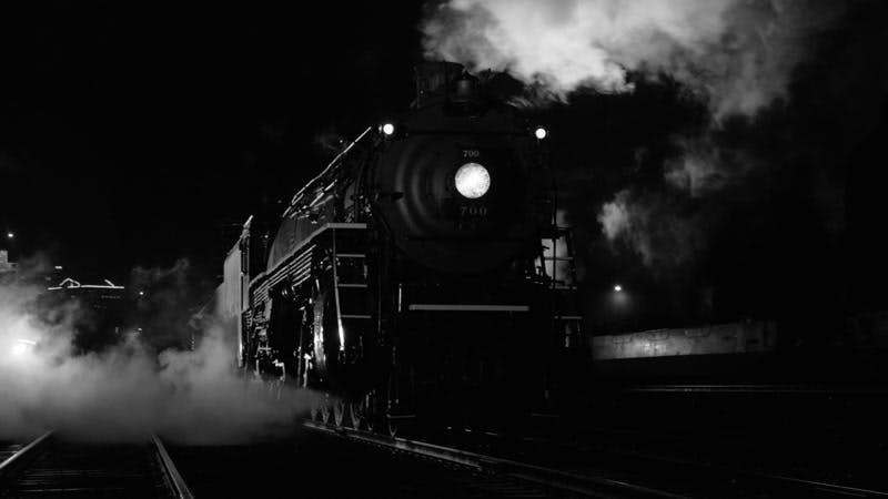 Steam Locomotive, Tracks, Locomotive, Passing by Via Films – Stock ...