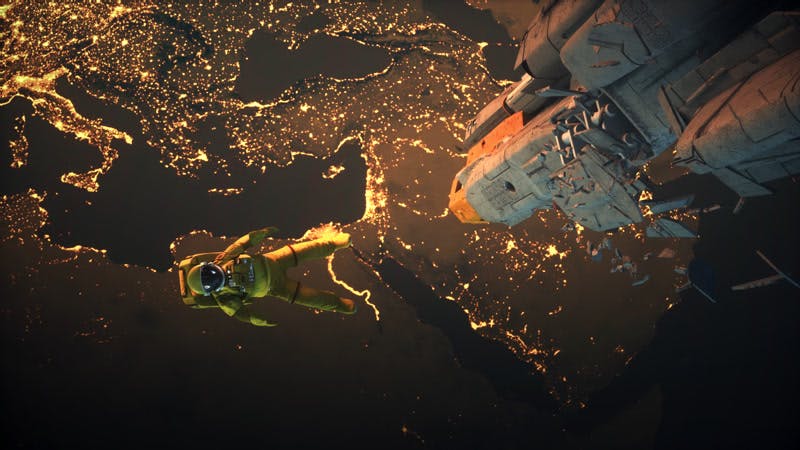 Discover Astronaut in Space Animated, a story-driven footage | Artlist.io