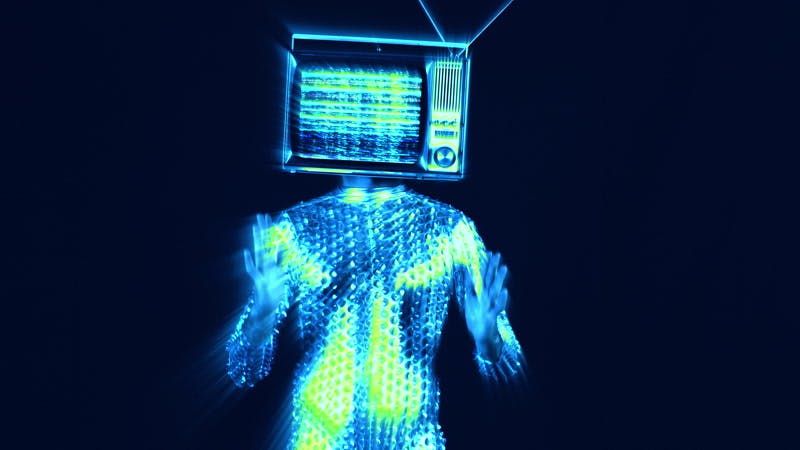 Neon Light, Eccentric Man, Television Head, Avant Garde by Dubassy ...