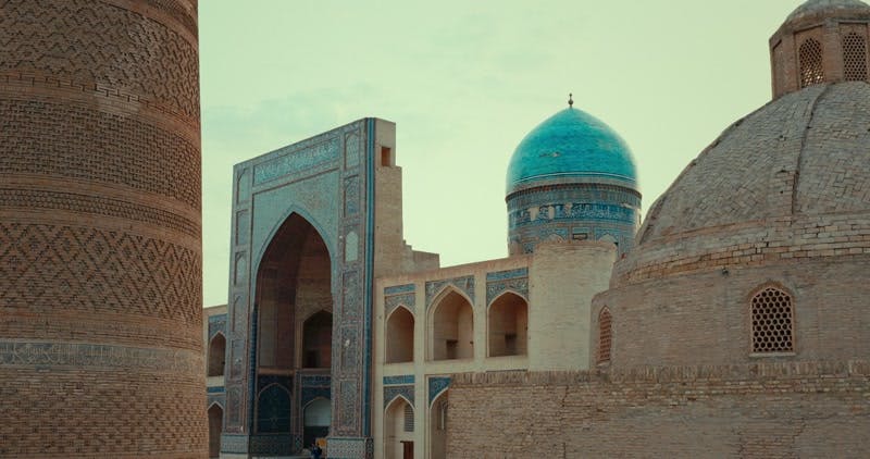 Mosque, Ceramic Tiles, Blue, Uzbekistan by Okos – Stock Footage | Artlist