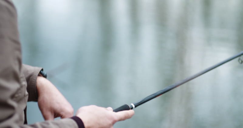 Pulling, Reeling, Fishing, Fishing Rod by Film spirits – Stock Footage ...