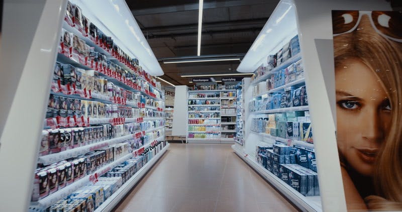 Hair Care, Store, Supermarket, Aisle by MXR Productions – Stock Footage ...