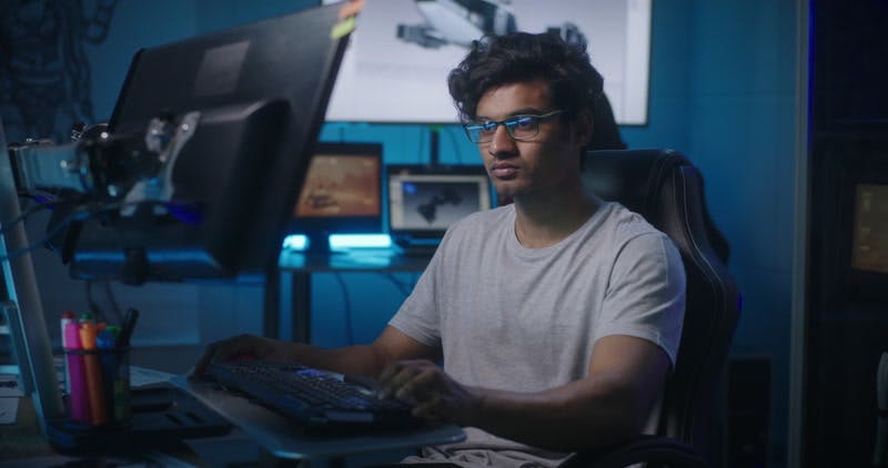 Desk, Concentration, Computer, Career by Frame Stock Footage – Stock ...