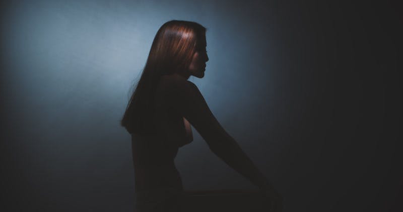 Long Hair, High Contrast, Dramatic Lighting, Dark Aesthetic by Hans ...