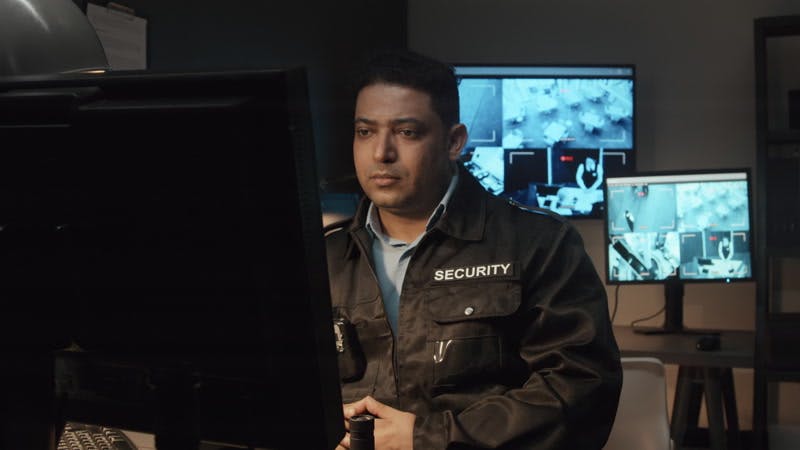 Security Guards, Surveillance Sreens, Uniform, Team by Pressmaster ...