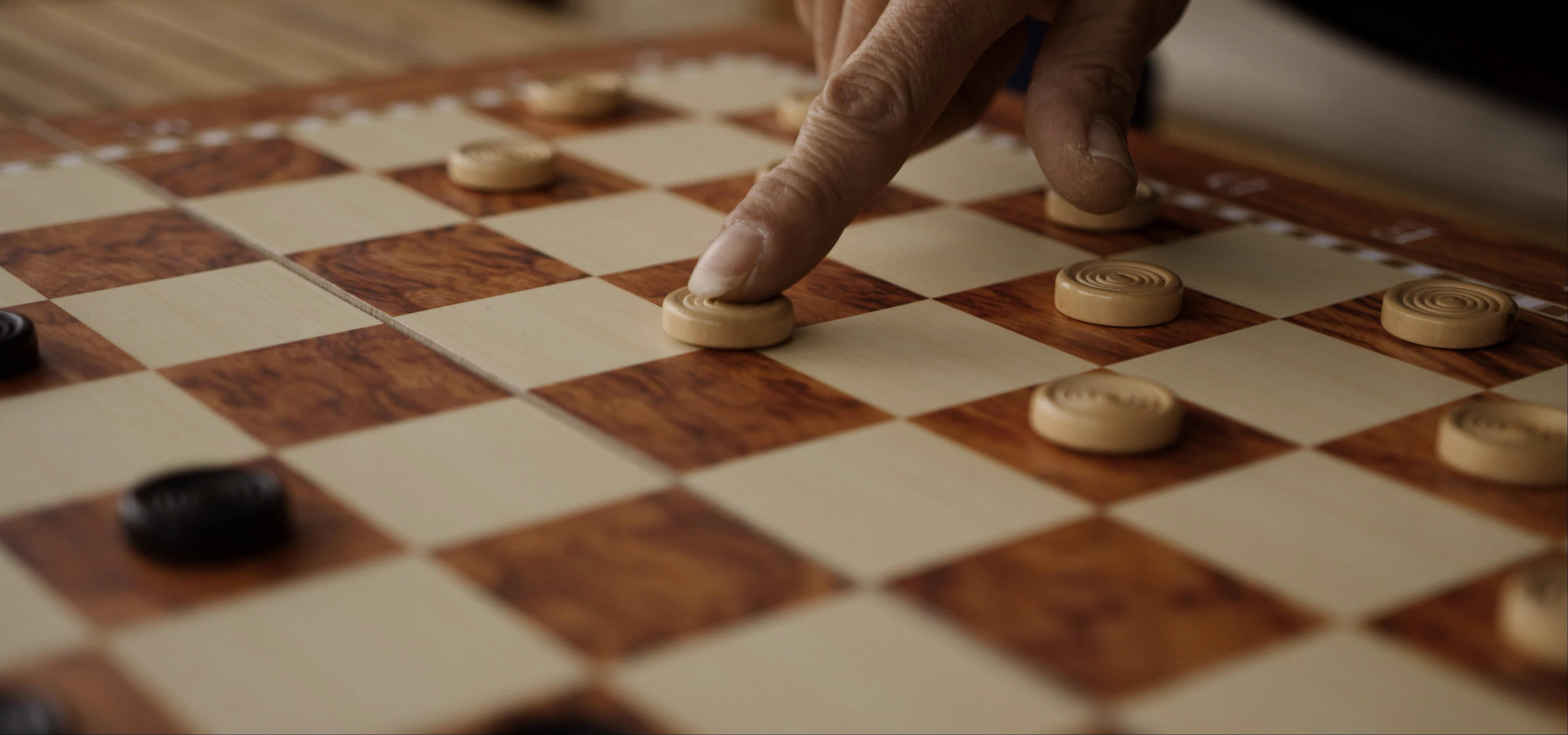 Discover playing-checker, a story-driven footage