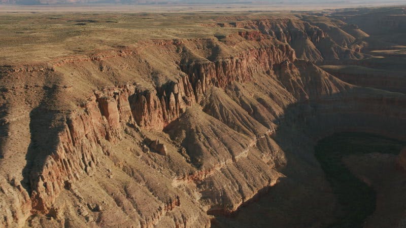 Rock Formation, Landscape, Ravine, Aerial by Via Films – Stock Footage ...