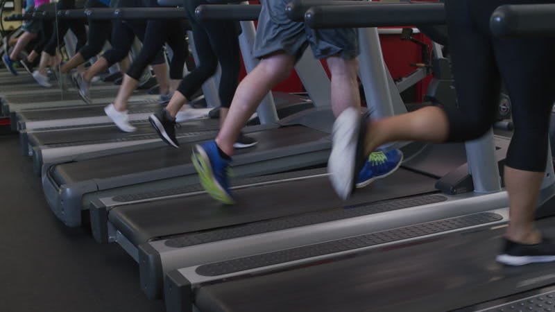 Exercising, Gym, Running Machine, Treadmill by Via Films – Stock ...