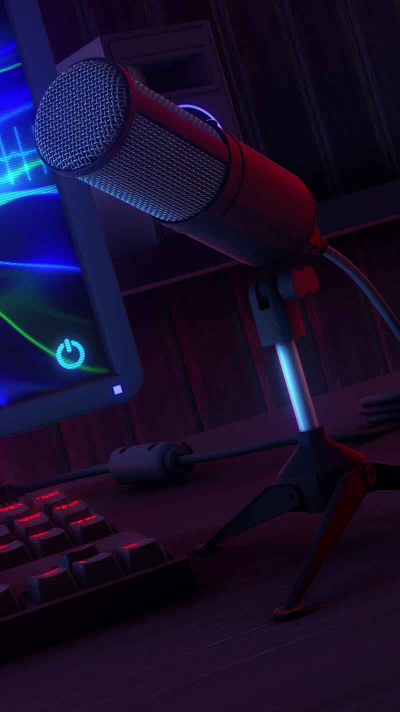 Music Creator, Audio Editor, Microphone, Computer by Pixel DNA – Stock ...