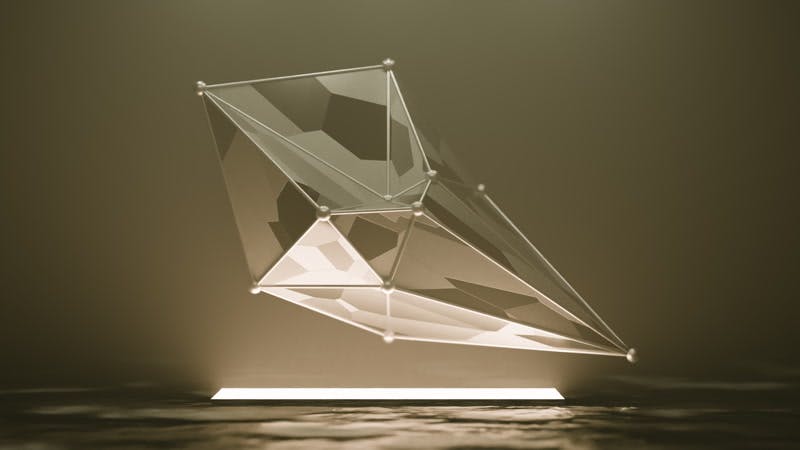 3d, Model, Floating, Triangles by Finn Moeller – Stock Footage | Artlist