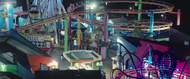 Ferries Wheel, Roller Coaster, Tourists, Rides by Hugo Will – Stock ...