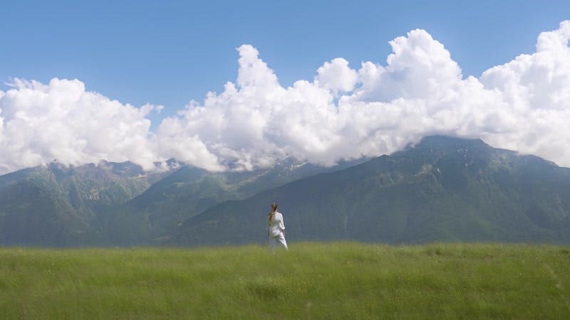 View, Clouds, Lake, Mountain by Ivan Kmeel – Stock Footage | Artlist