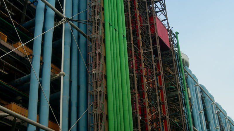 Building, France, Paris, Pipes by Wildshot – Stock Footage | Artlist