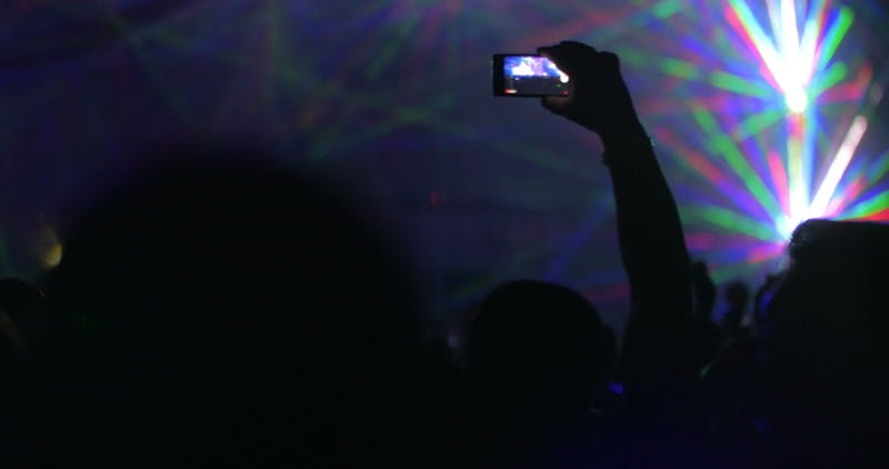 Audience, Light Show, Camera, Recording by Danil Rudenko – Stock ...