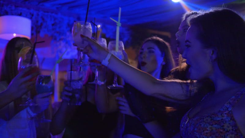 Friends, Drinks, Cheers, Hen-party by Oleksandr Ostapchuk – Stock ...