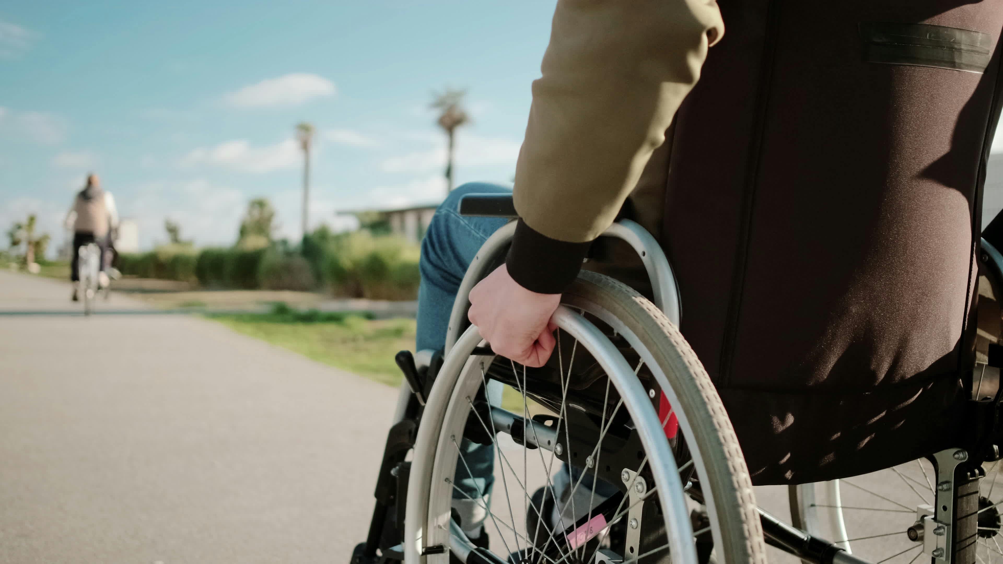 Discover man-in-a-wheelchair-outdoors, a story-driven footage | Artlist