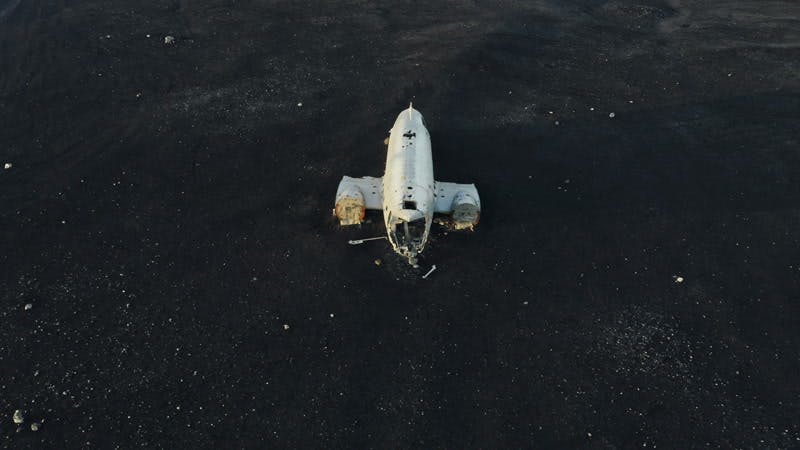 Disaster, Wreck, Airplane, Aerial Shot by Morten Lovechild – Stock ...