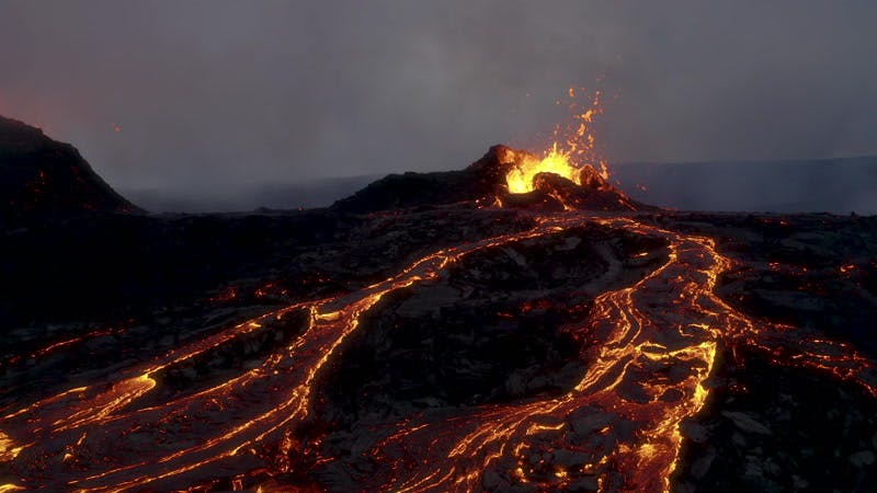 Fagradalsfjall, Smoke, Iceland, Magma by Daniel Haussmann – Stock ...