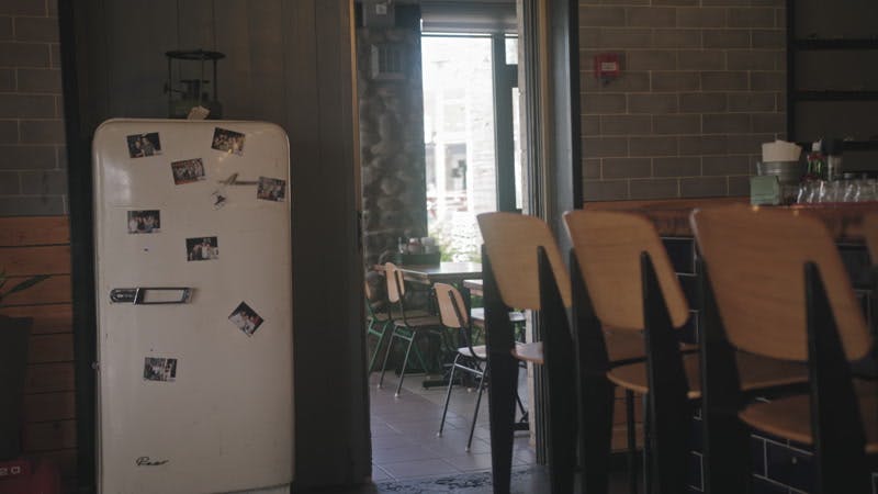 Refrigerator, Bar Chairs, Fast Food, Restaurant by Ami Bornstein ...