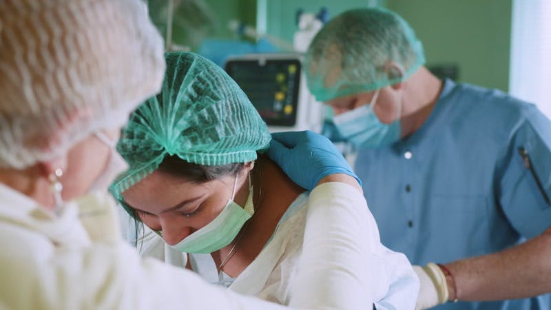 Preparations, Epidural, Doctor, Nurse by Felbaba Volodymyr – Stock ...