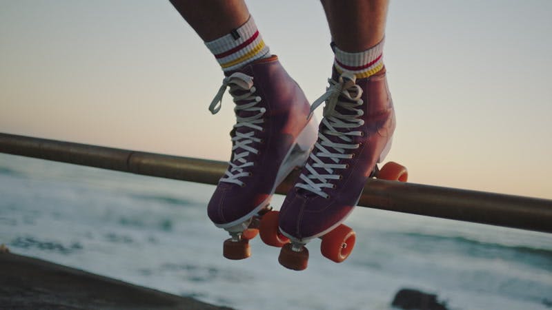 Boardwalk, Skates, Skaters, Railing by Ross Hillier – Stock Footage ...