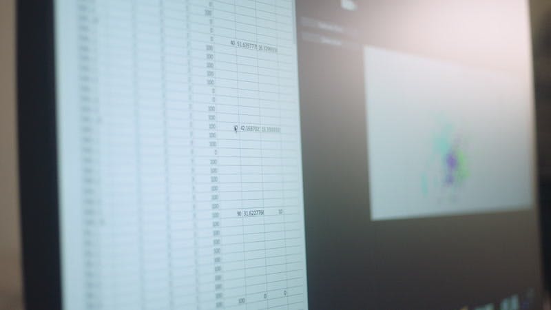 Display, Screen, Spreadsheet, Computer by Robbie Fatt – Stock Footage ...