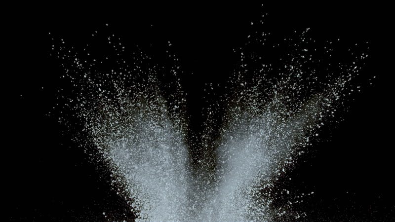 Phantom, Particles, Explosion, Black Background by Via Films – Stock ...